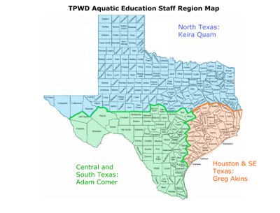 Texas AED Regional Map with Staff Names.jpg — Texas Parks & Wildlife ...